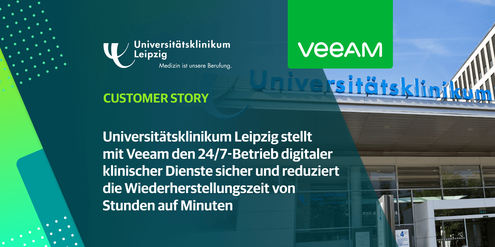 Leipzig University Hospital - Veeam Success Story
