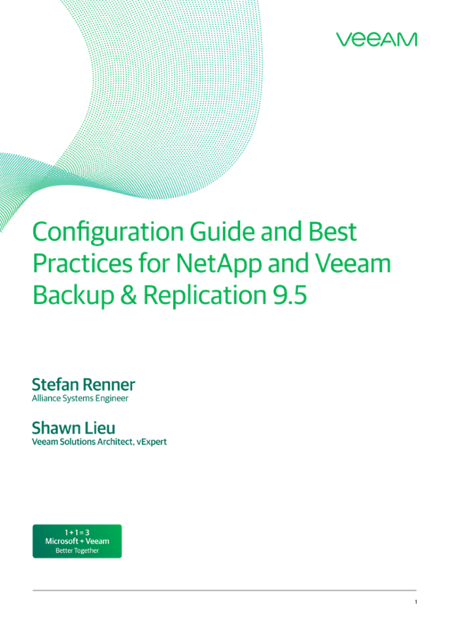 Netapp Configuration Guide And Best Practices By Veeam