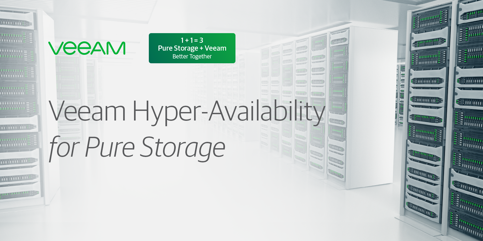 Pure Storage Backup & Recovery Solutions - Veeam