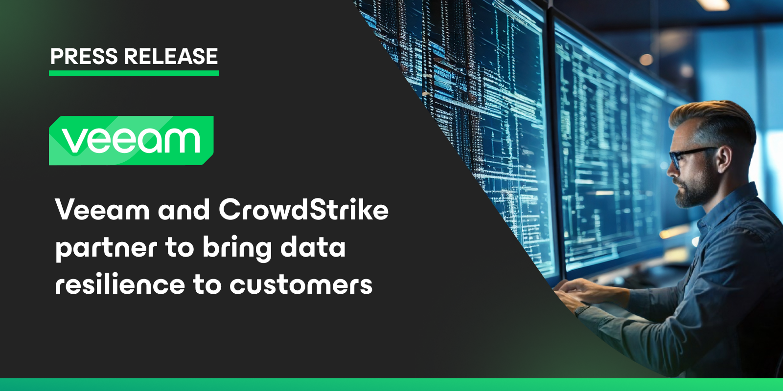 Veeam und CrowdStrike stärken gemeinsam die Datenresilienz ihrer Kunden