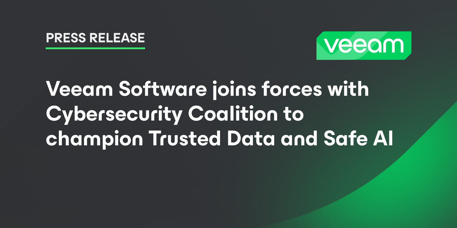 Veeam Software Joins Forces with Cybersecurity Coalition to Champion ...