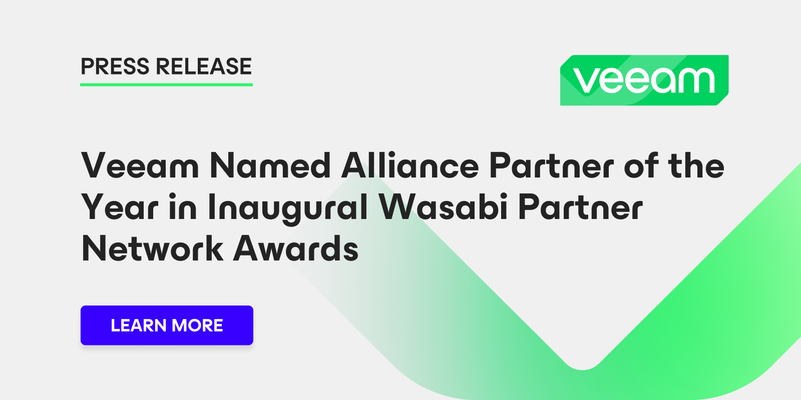 Veeam Named Alliance Partner of the Year in Inaugural Wasabi Partner ...