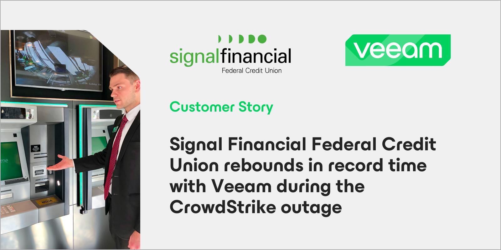 Signal Financial Federal Credit Union - Veeam Customer Story