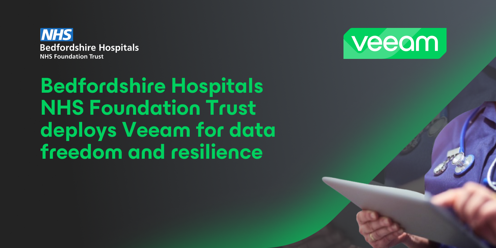 Bedfordshire Hospitals NHS Foundation Trust - Veeam Customer Story