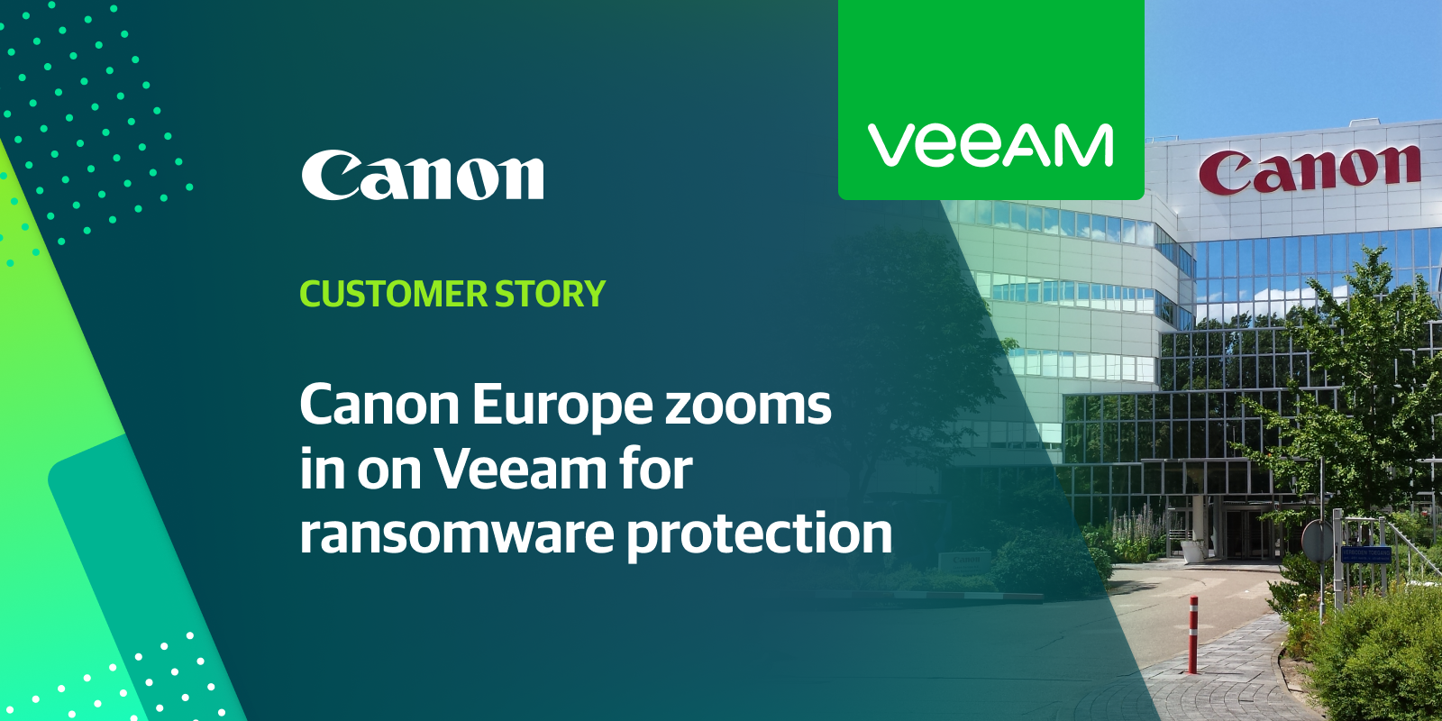 Canon Europe - Veeam Customer Story