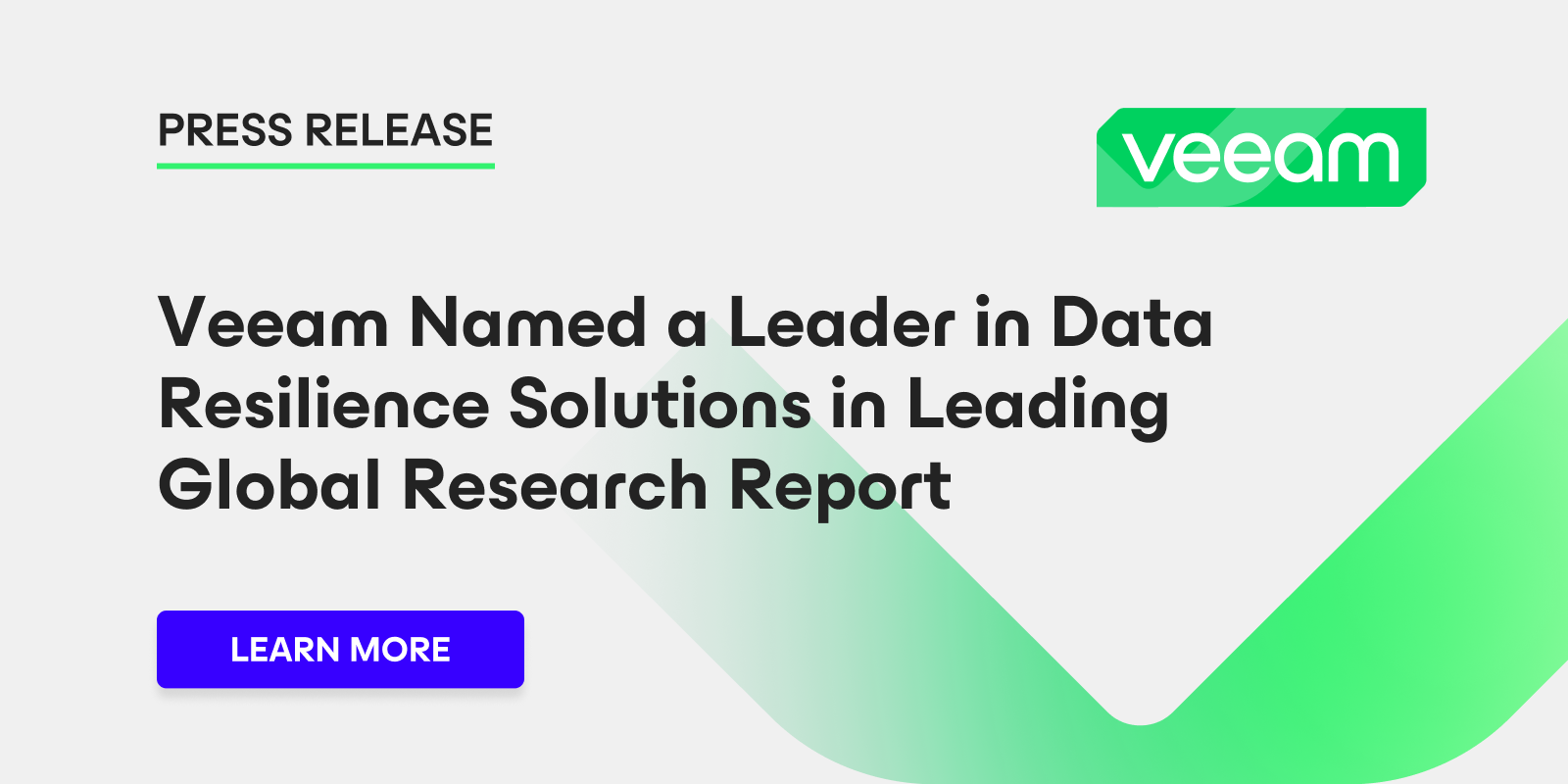 Veeam Named a Leader in Data Resilience Solutions in Leading Global ... Veeam Named a Leader in Data Resilience Solutions in Leading Global ...