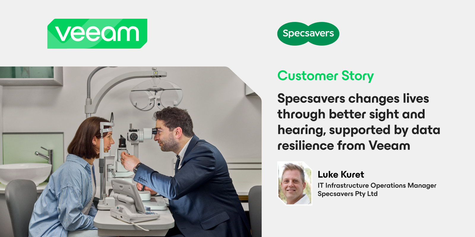 Specsavers - Veeam Customer Story