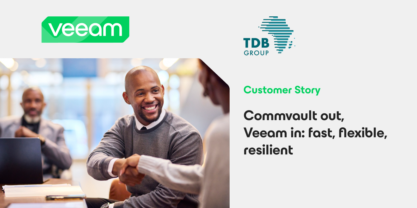 Trade and Development Bank - Veeam Customer Quote