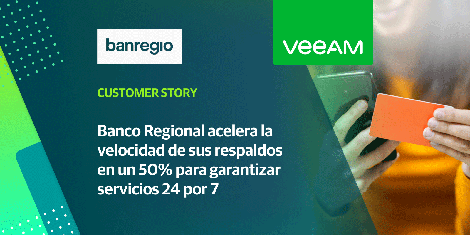 Banco Regional - Casos de clientes de Veeam