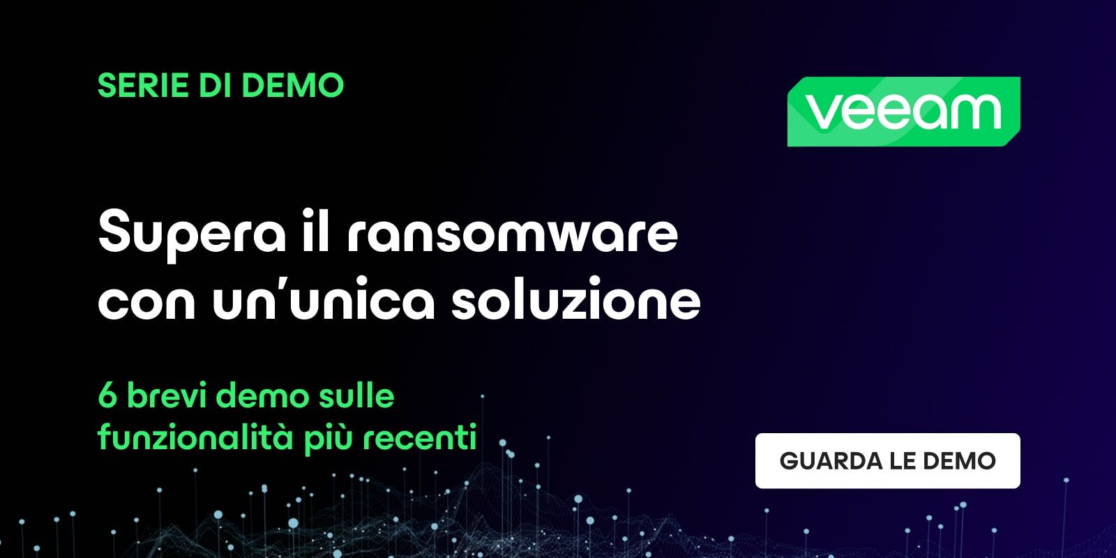 Serie di demo sulla protezione dal ransomware - Veeam