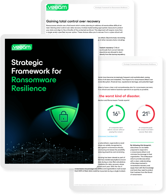 Strategic Framework for Ransomware Resilience