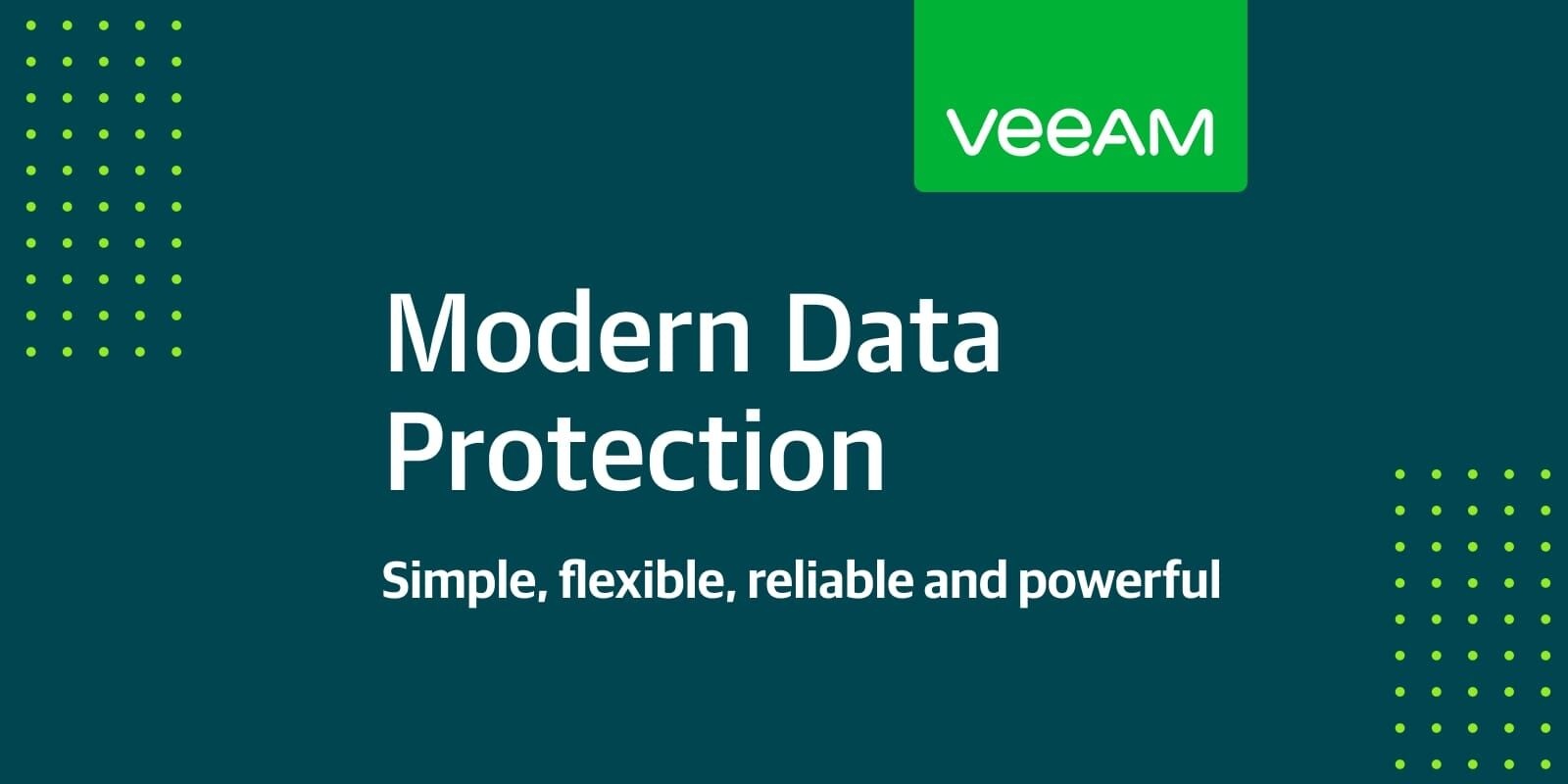 Veeam Platform – protect and manage all workloads
