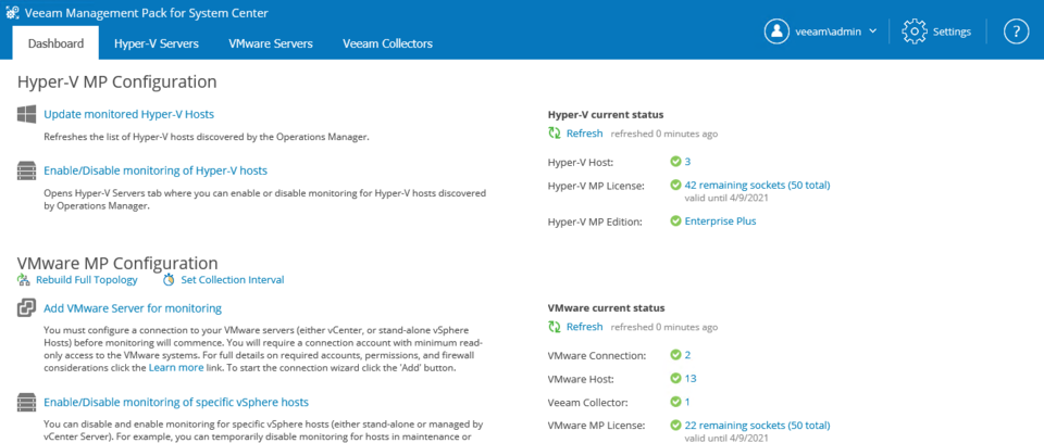 Veeam Management Pack v8:用户指南,产品信息 Veeam Management Pack v8:用户指南,产品信息