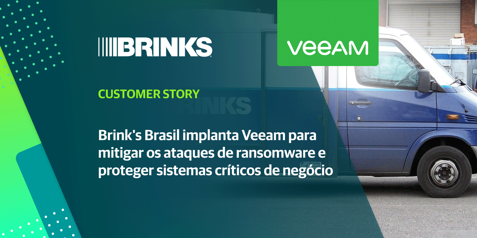 Brink's Brasil - História de cliente da Veeam