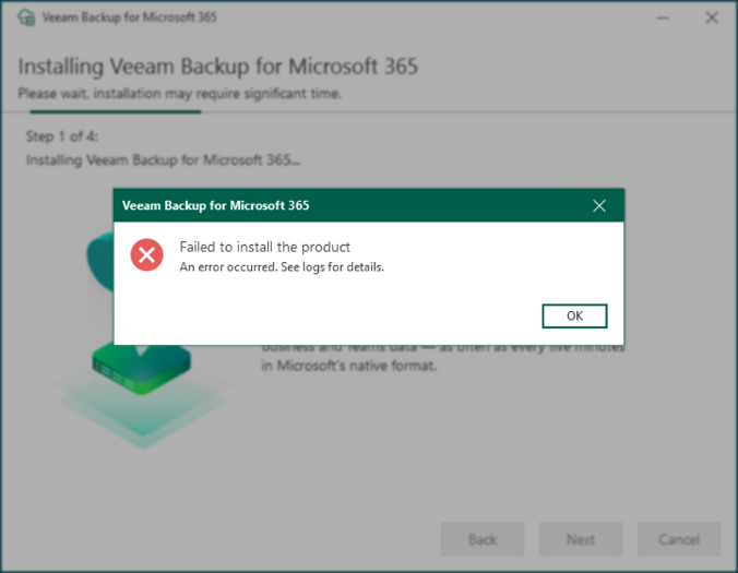 Kb4295 Upgrade To Veeam Backup For Microsoft 365 60 Fails Due To Invalid Rest Service Certificate