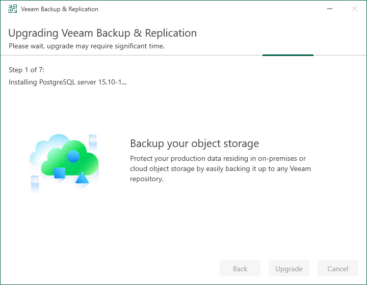 Kb4698 Upgrade To Veeam Backup And Replication 123 Fails During Step 1 Of 7 Installing