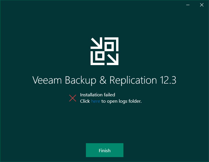 KB4698: Upgrade to Veeam Backup & Replication 12.3 Fails During KB4698: Upgrade to Veeam Backup & Replication 12.3 Fails During
