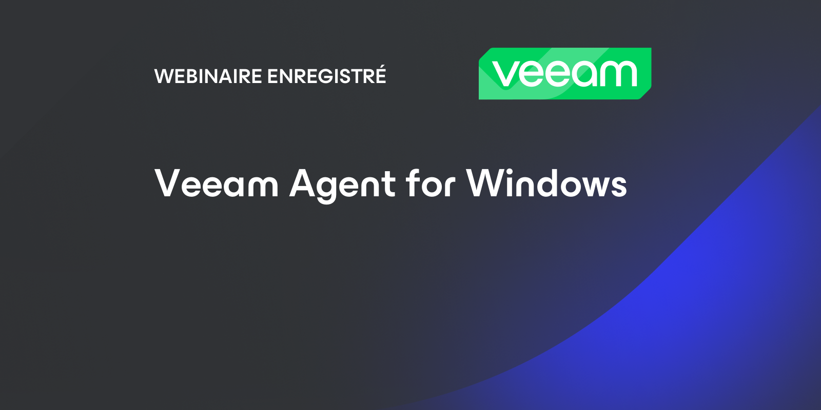 Veeam Agent for Windows
