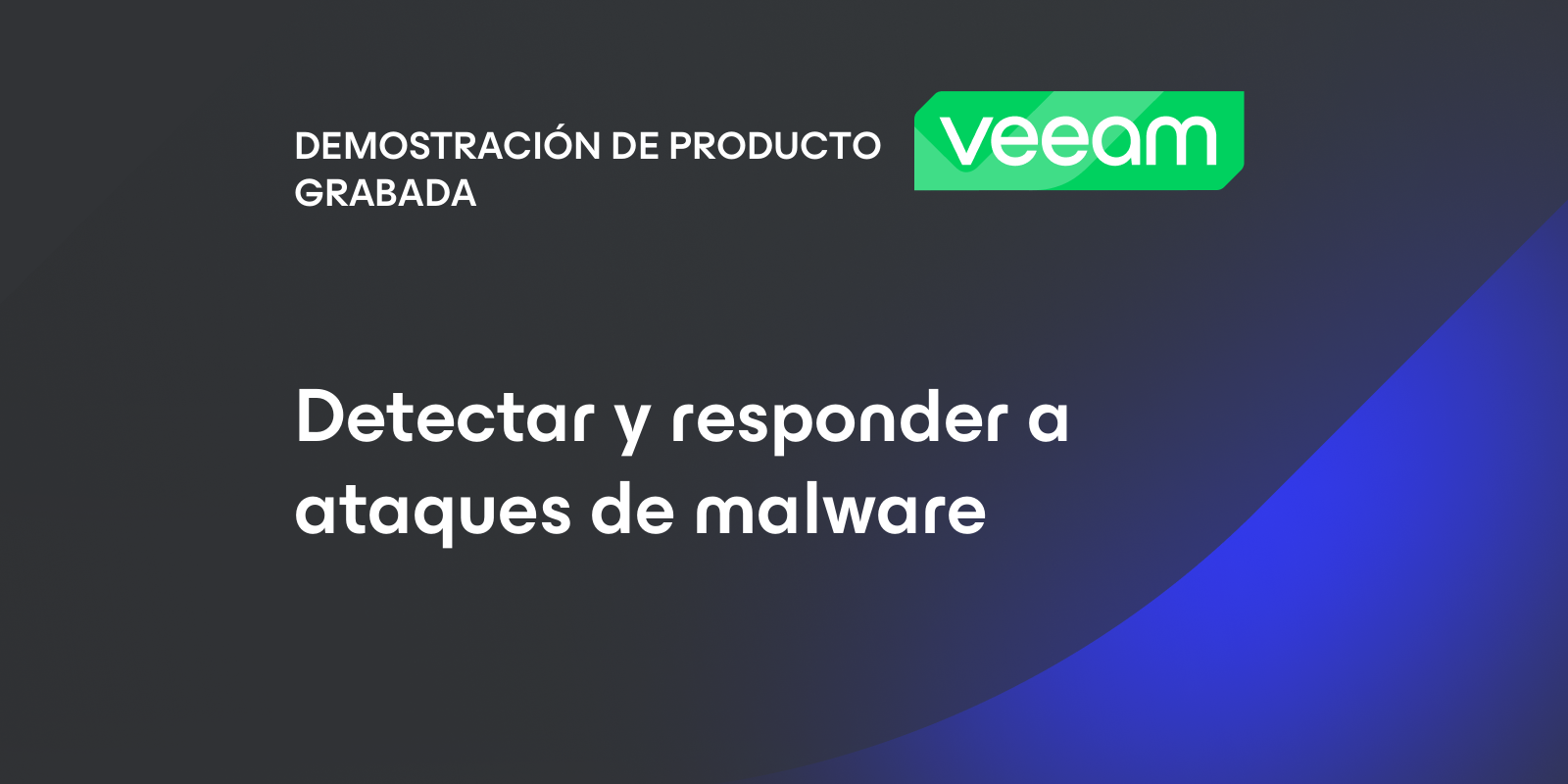Detectar y responder a ataques de malware