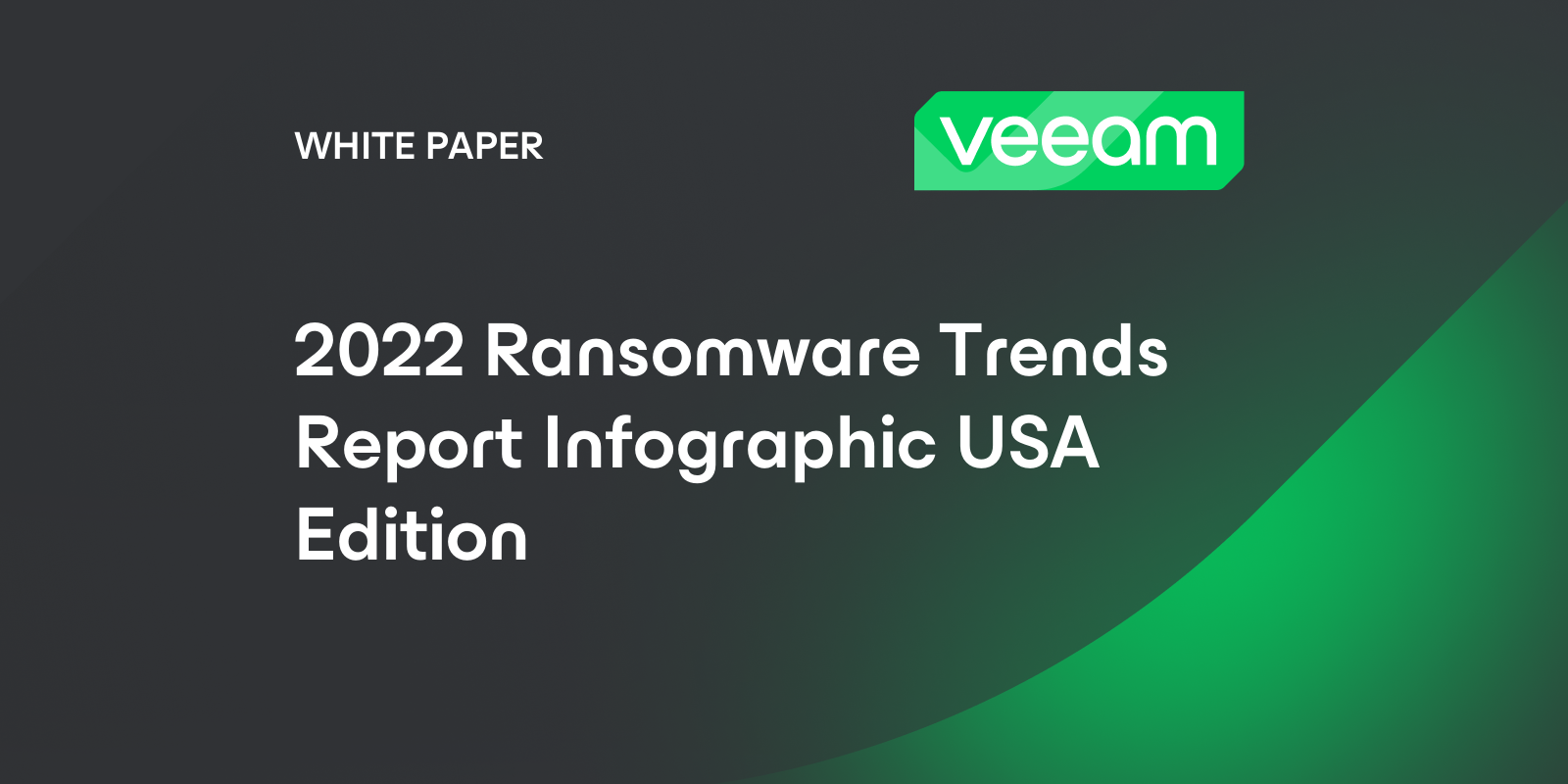 2022 Ransomware Trends Report Infographic USA Edition