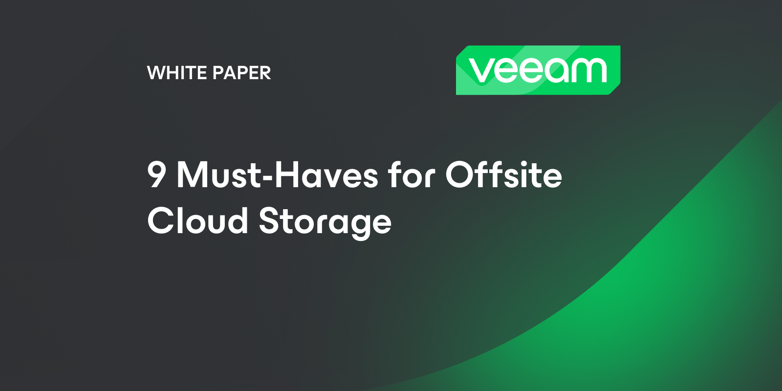 9 Must-Haves for Offsite Cloud Storage