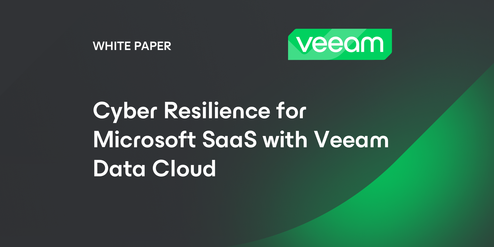 Cyber Resilience with Veeam Data Cloud and Microsoft