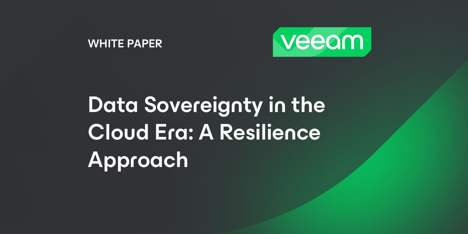 Data Sovereignty in the Cloud Era: A Resilience Approach