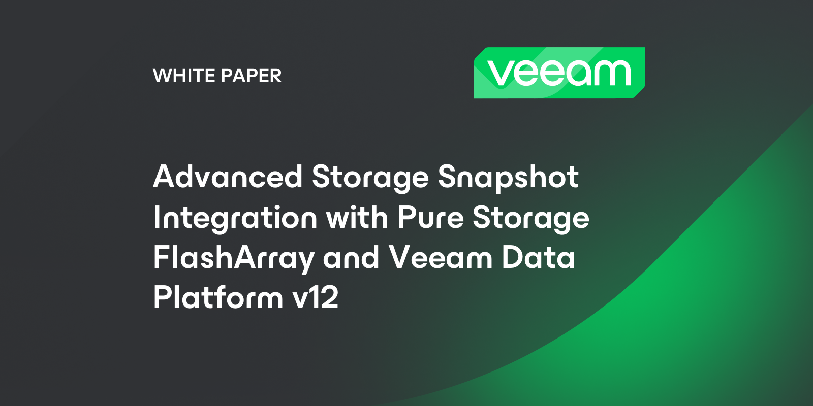 Advanced Storage Snapshot Integration with Pure Storage FlashArray and ... Advanced Storage Snapshot Integration with Pure Storage FlashArray and ...