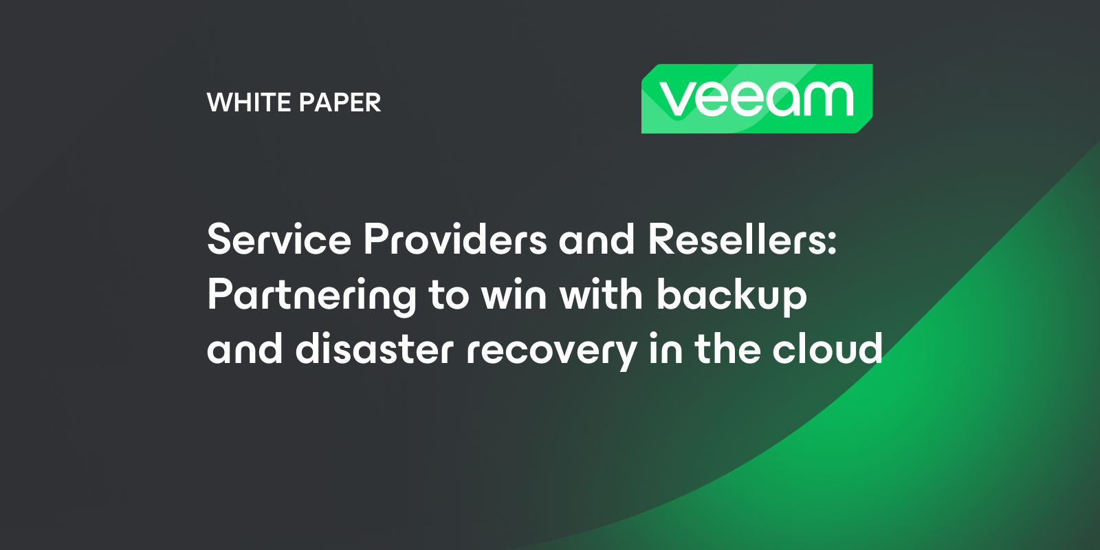 Service Providers and Resellers: Partnering to win with backup and ...